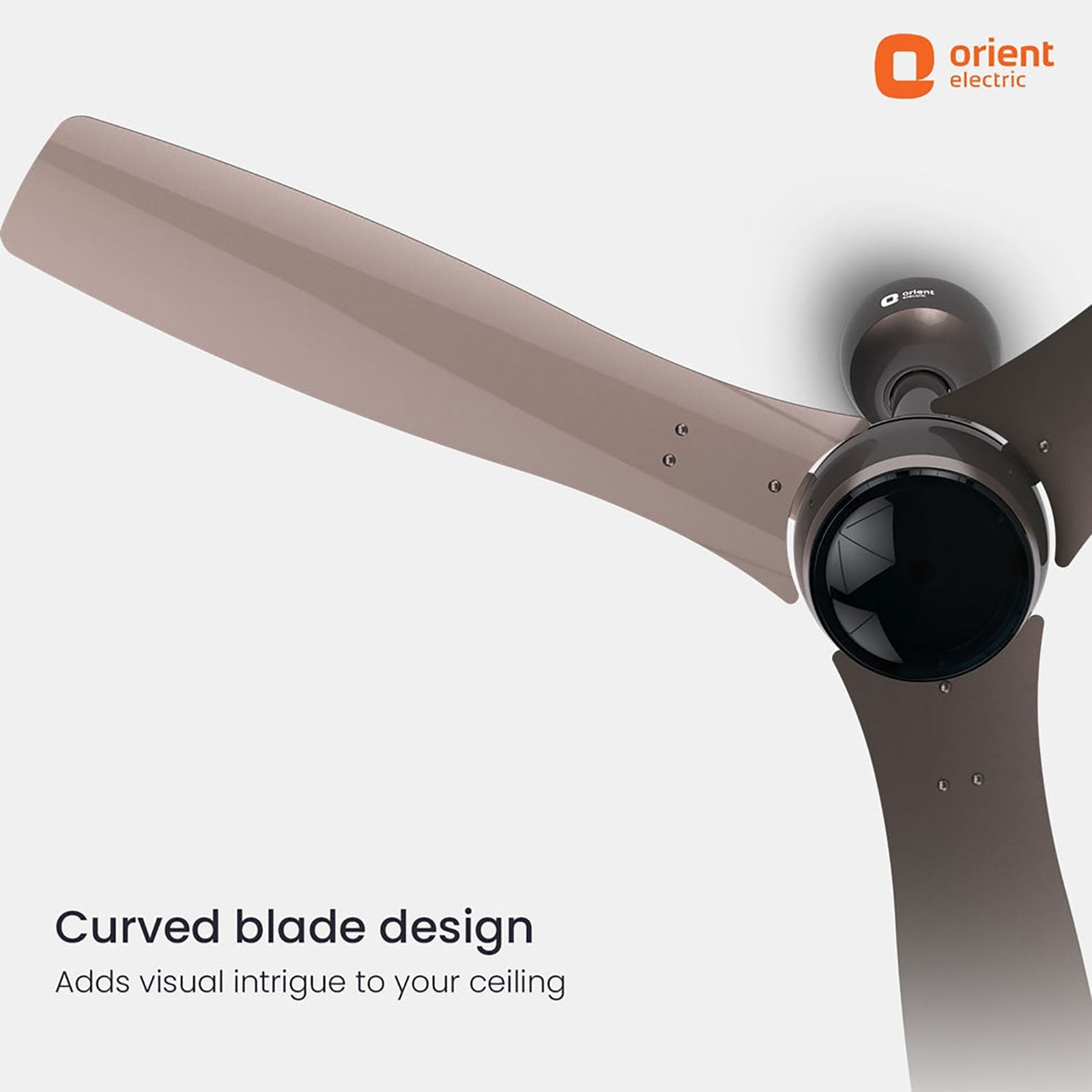 Buy Orient Aeon 5 Star 1200mm 3 Blade BLDC Motor Ceiling Fan with Remote (Antidust, Magma Grey ...